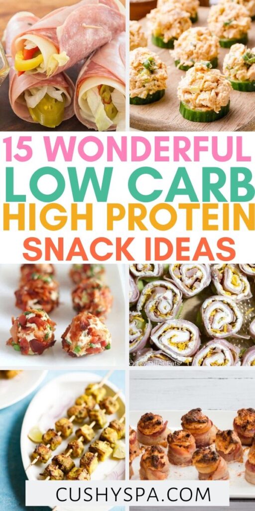 15 Low Carb High Protein Snack Ideas - Cushy Spa