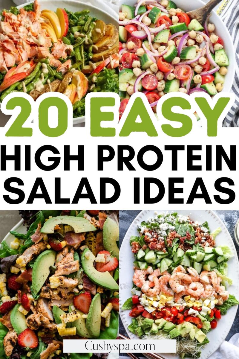 20 High Protein Salads You're Going to Love - Cushy Spa