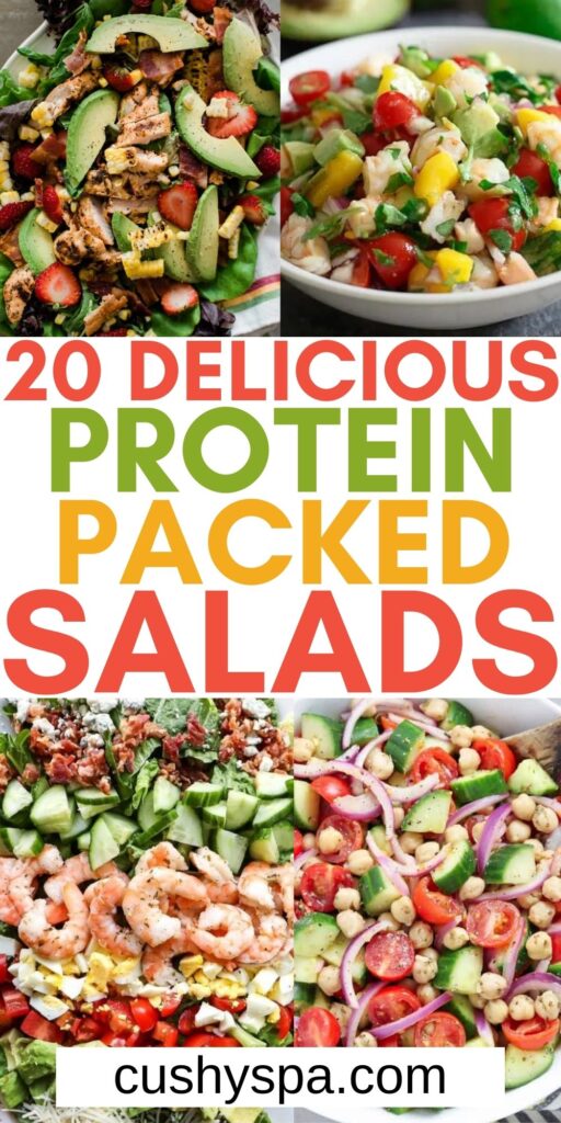20 High Protein Salads You're Going to Love - Cushy Spa