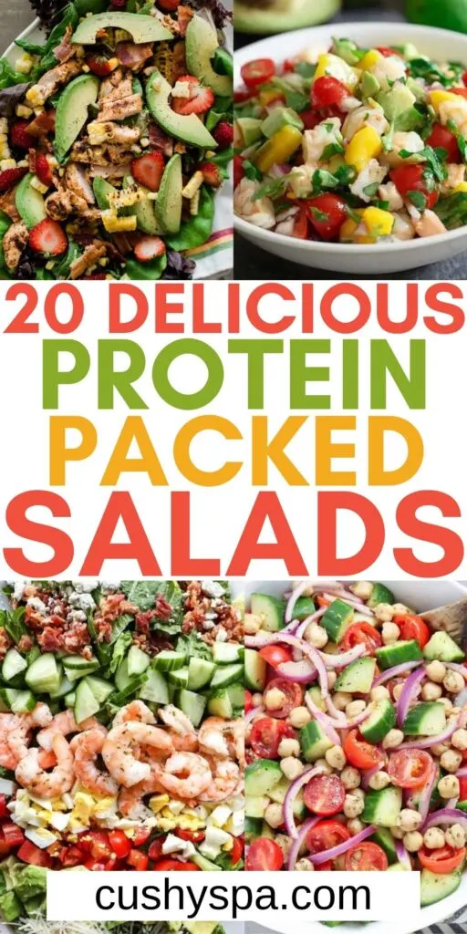 20 High Protein Salads You're Going to Love - Cushy Spa