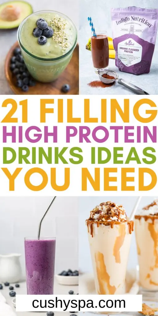 21 High Protein Drinks - Cushy Spa