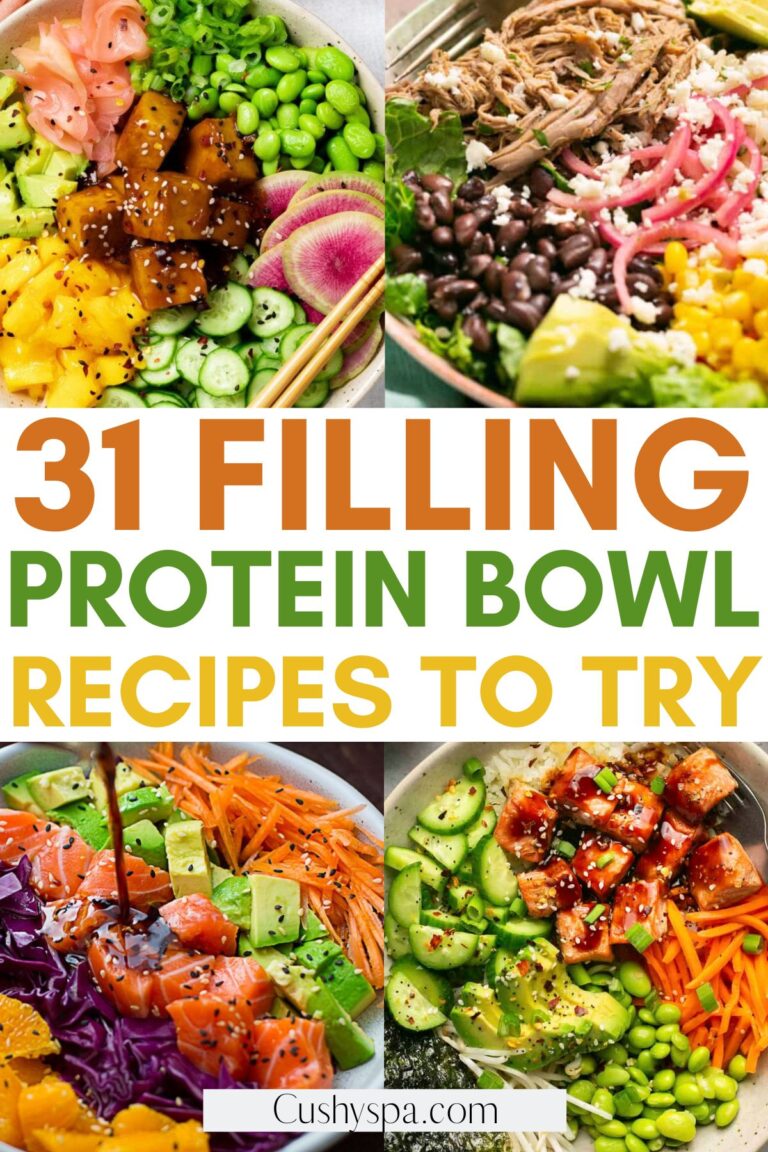 31 Filling Protein Bowl Ideas - Cushy Spa