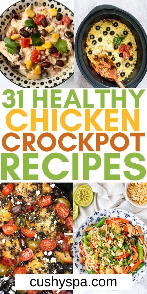 31 Crockpot Chicken Recipes to Make When You're Overwhelmed - Cushy Spa