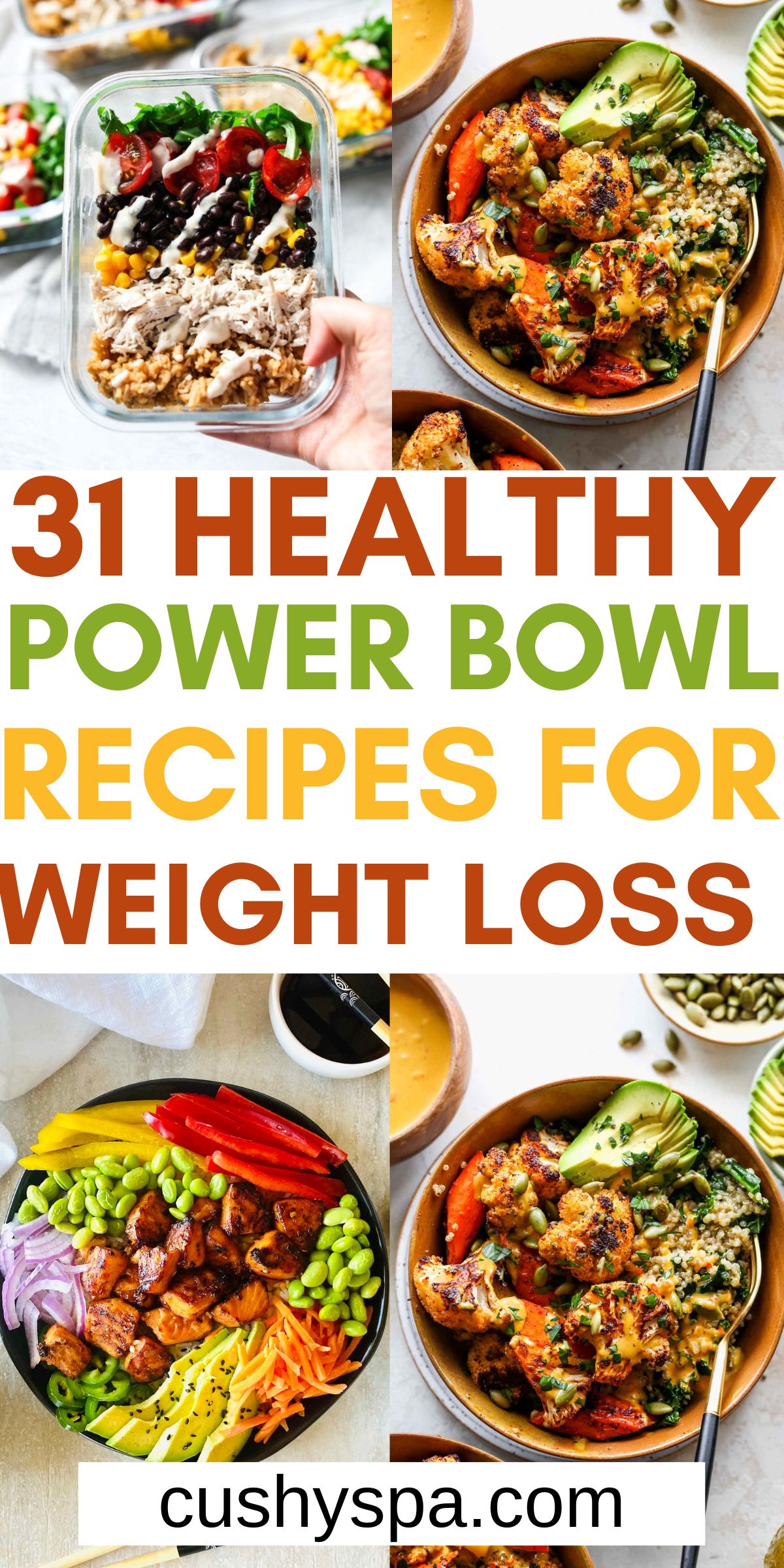 31 Power Bowl Ideas for Weight Loss - Cushy Spa