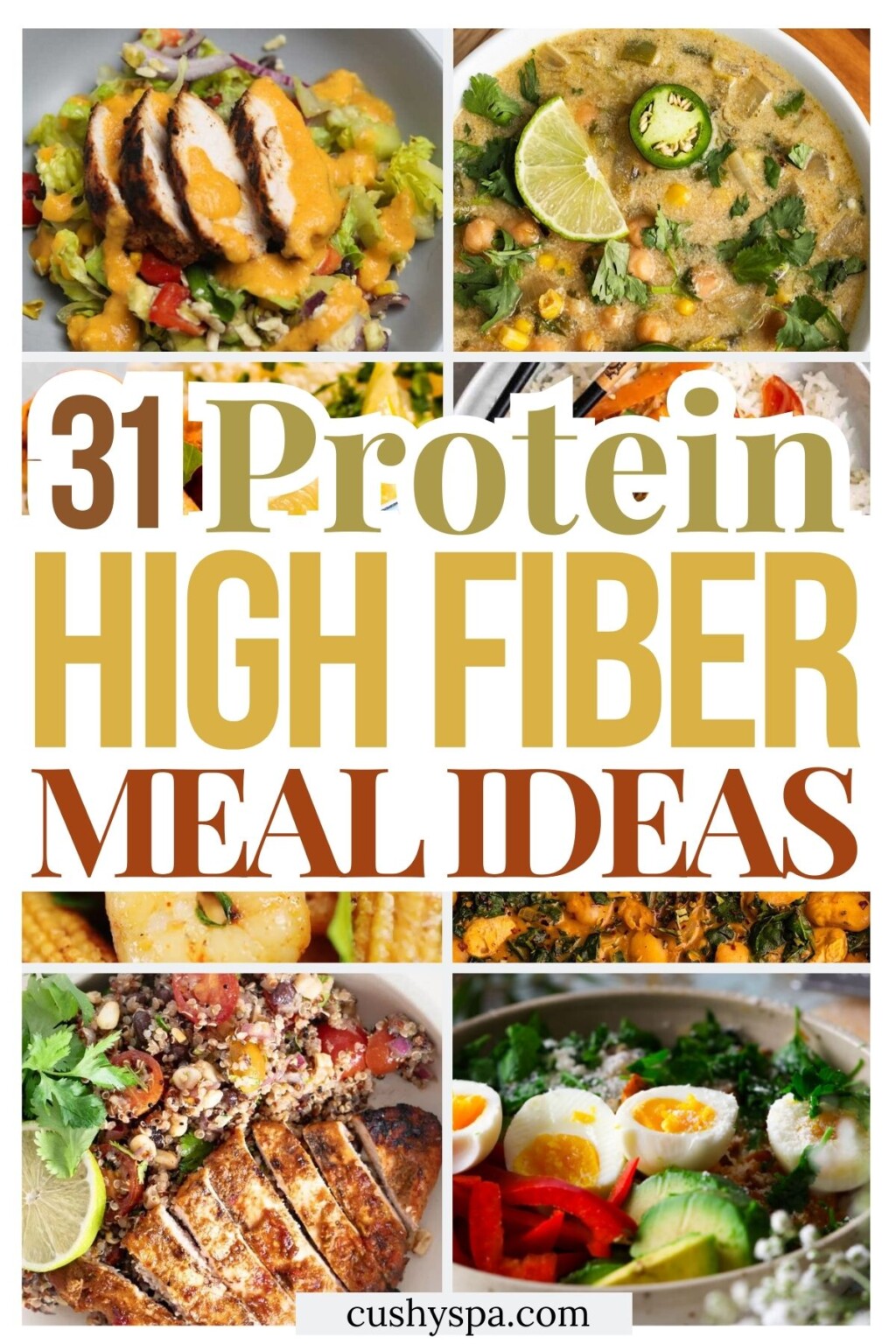 31 High Protein High Fiber Recipes - Cushy Spa
