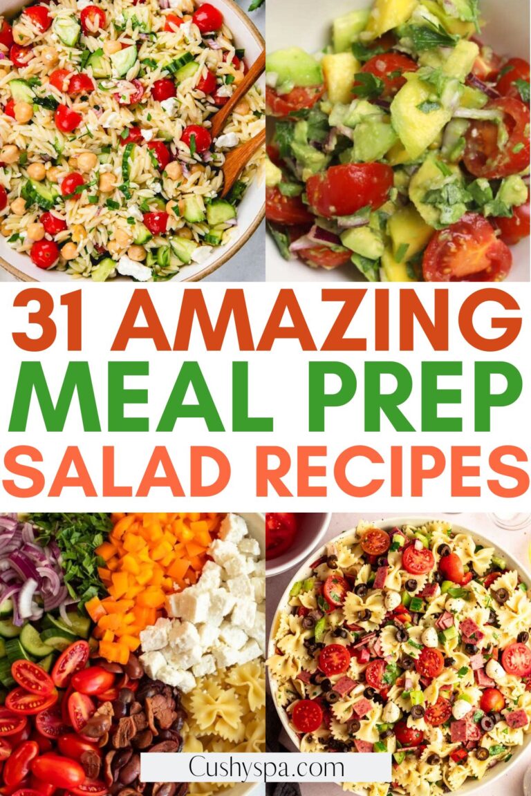 31 Salad Meal Prep Ideas That Actually Taste Good - Cushy Spa