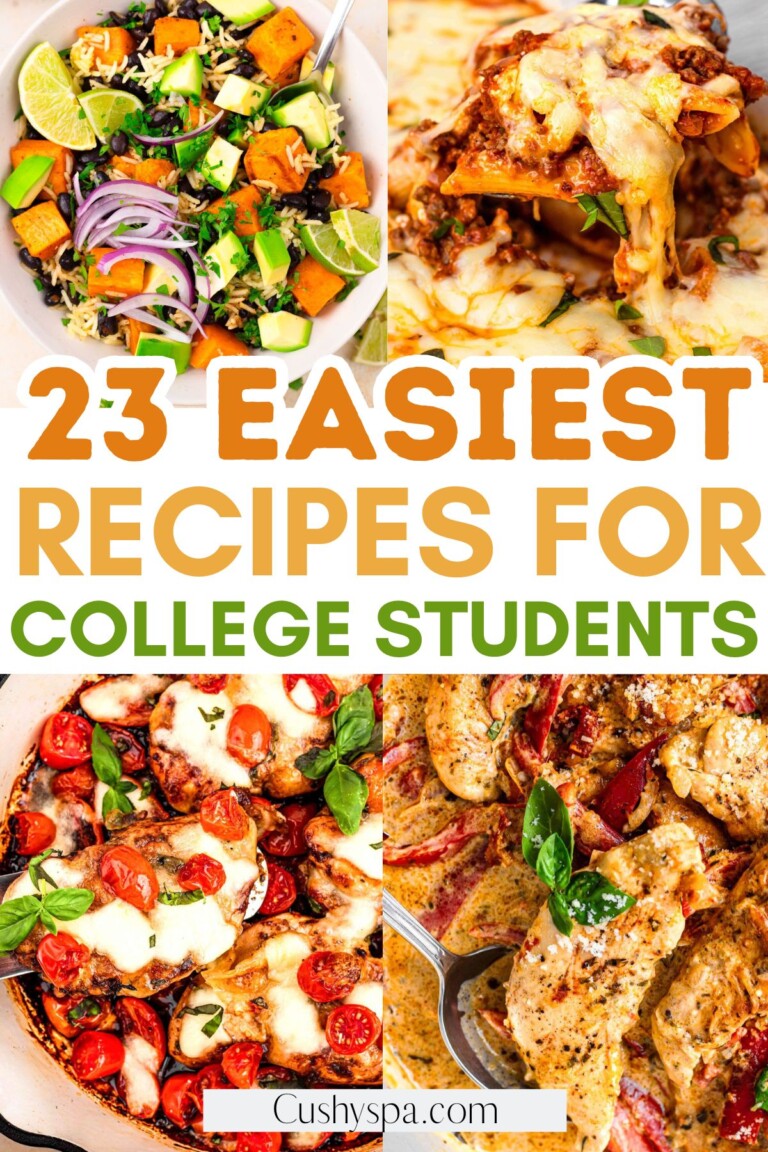 23 Healthy Meals for College Students - Cushy Spa
