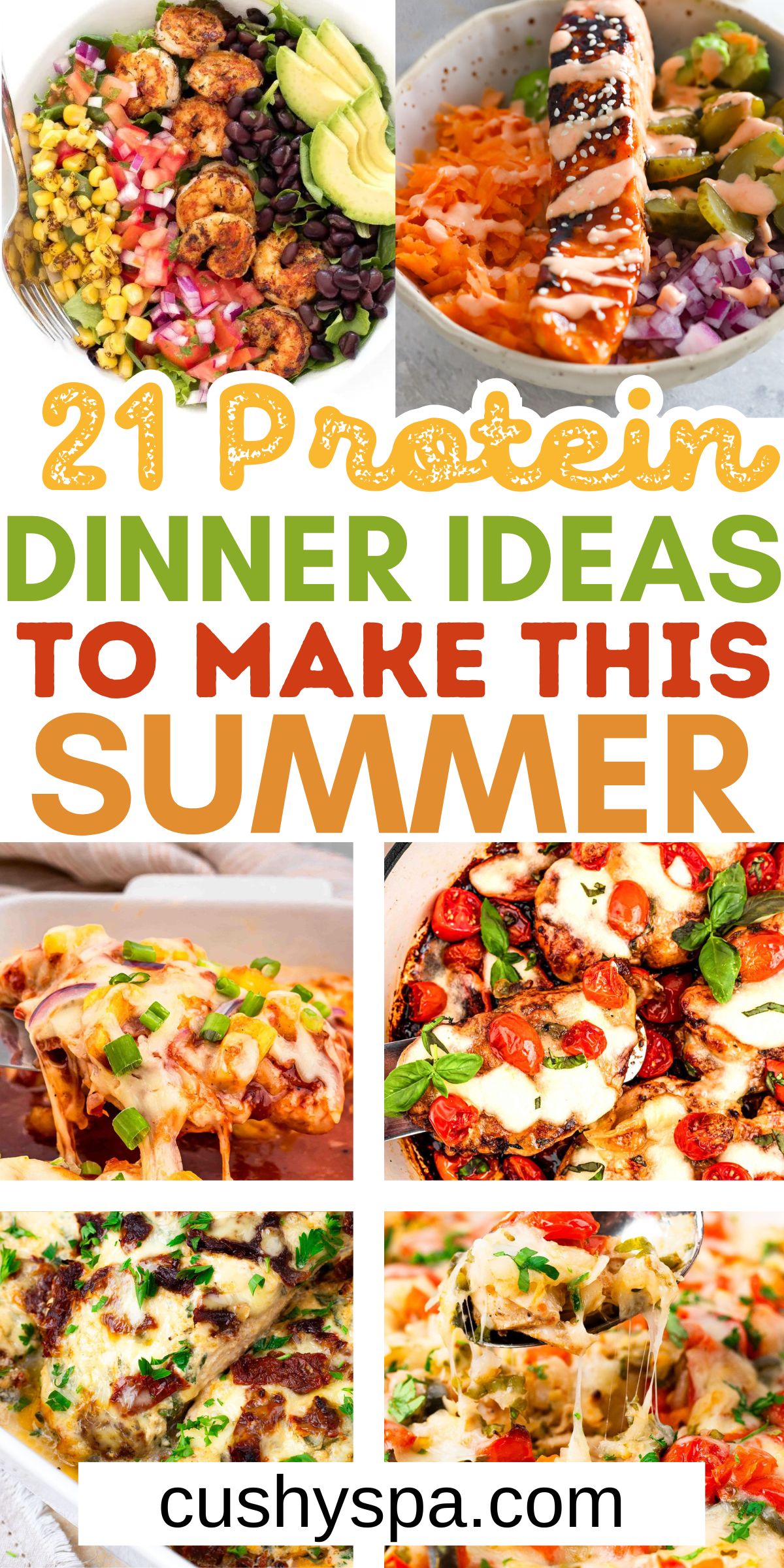 21 High Protein Summer Dinner Recipes - Cushy Spa