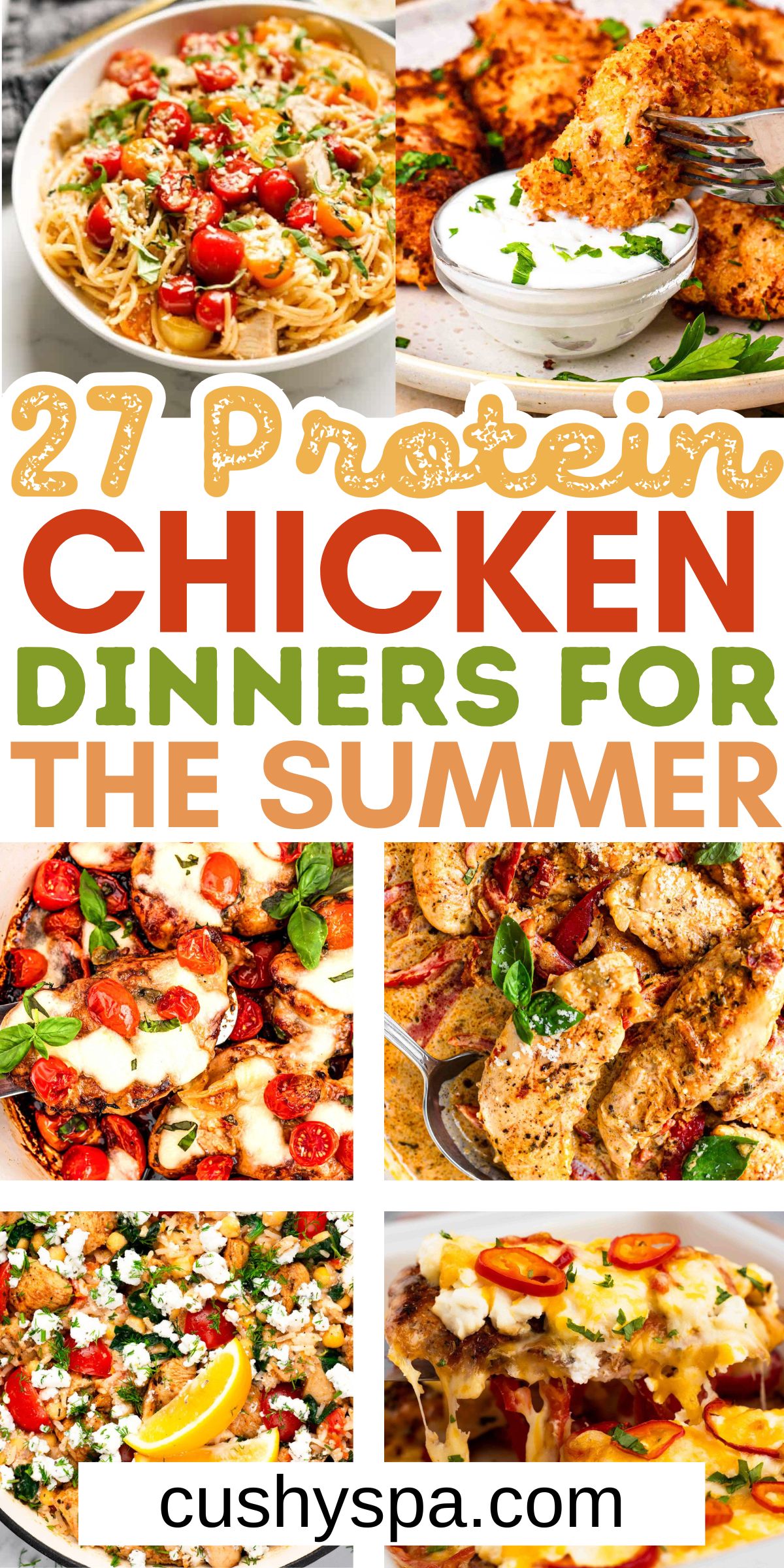 27 High Protein Summer Chicken Dinners - Cushy Spa