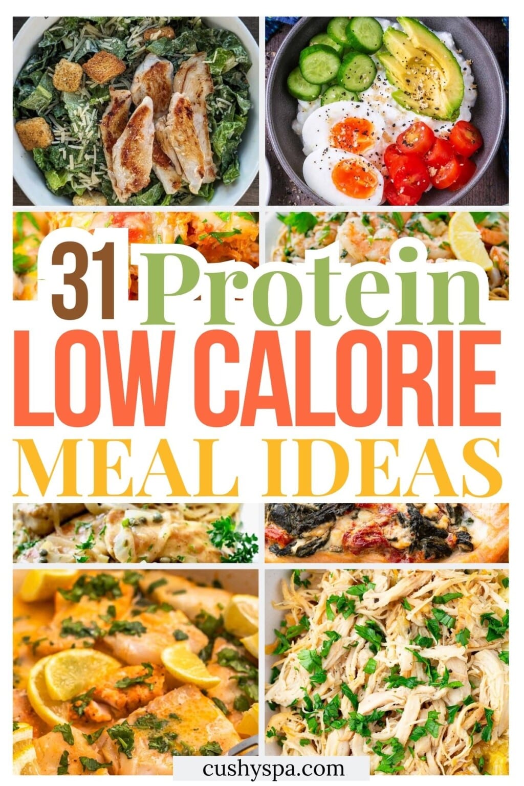 31 High Protein Low Calorie Meals - Cushy Spa