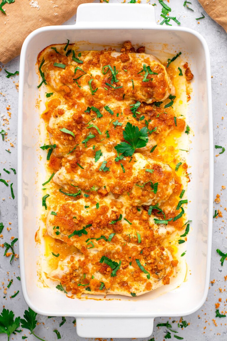 Baked Caesar Chicken - Cushy Spa