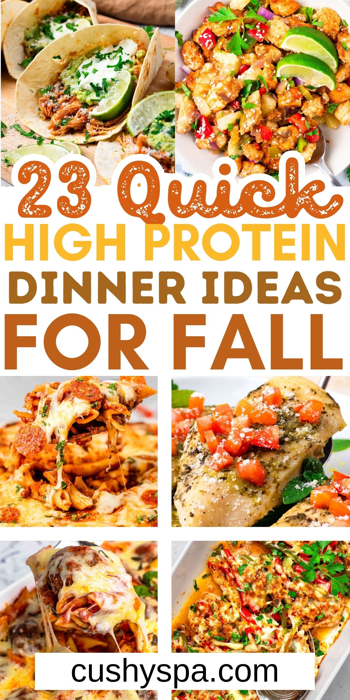 23 High Protein Fall Dinners When You Don't Feel Like Cooking - Cushy Spa