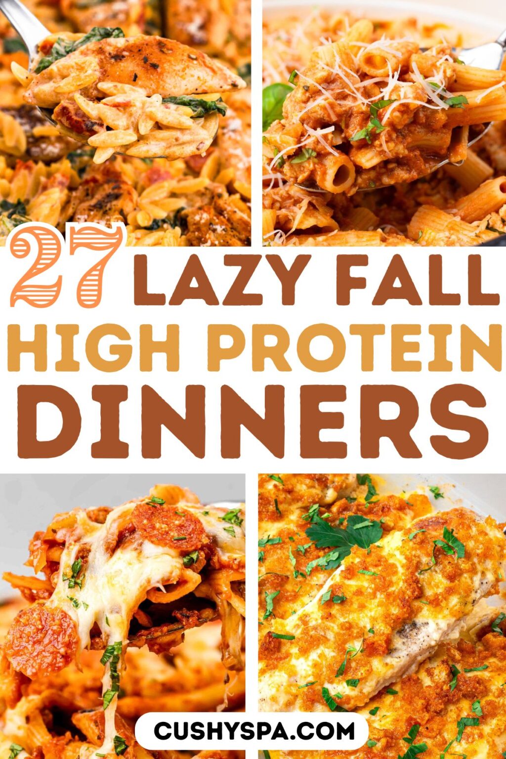 27 Fall High Protein Dinner Ideas for Lazy People - Cushy Spa