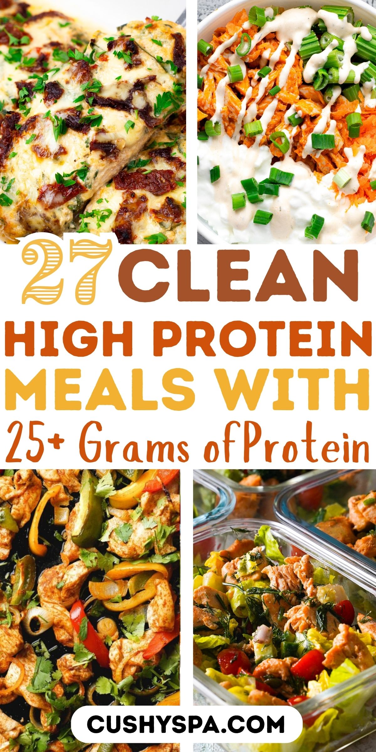 27 High Protein Clean Eating Recipes with 25+ Grams Protein - Cushy Spa