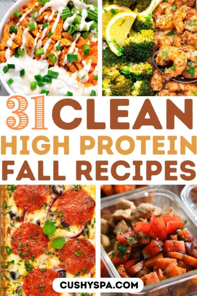 31 High Protein Clean Eating Recipes for This Fall - Cushy Spa