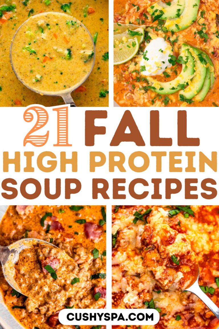 21 Fall High Protein Soups Family Will Love - Cushy Spa