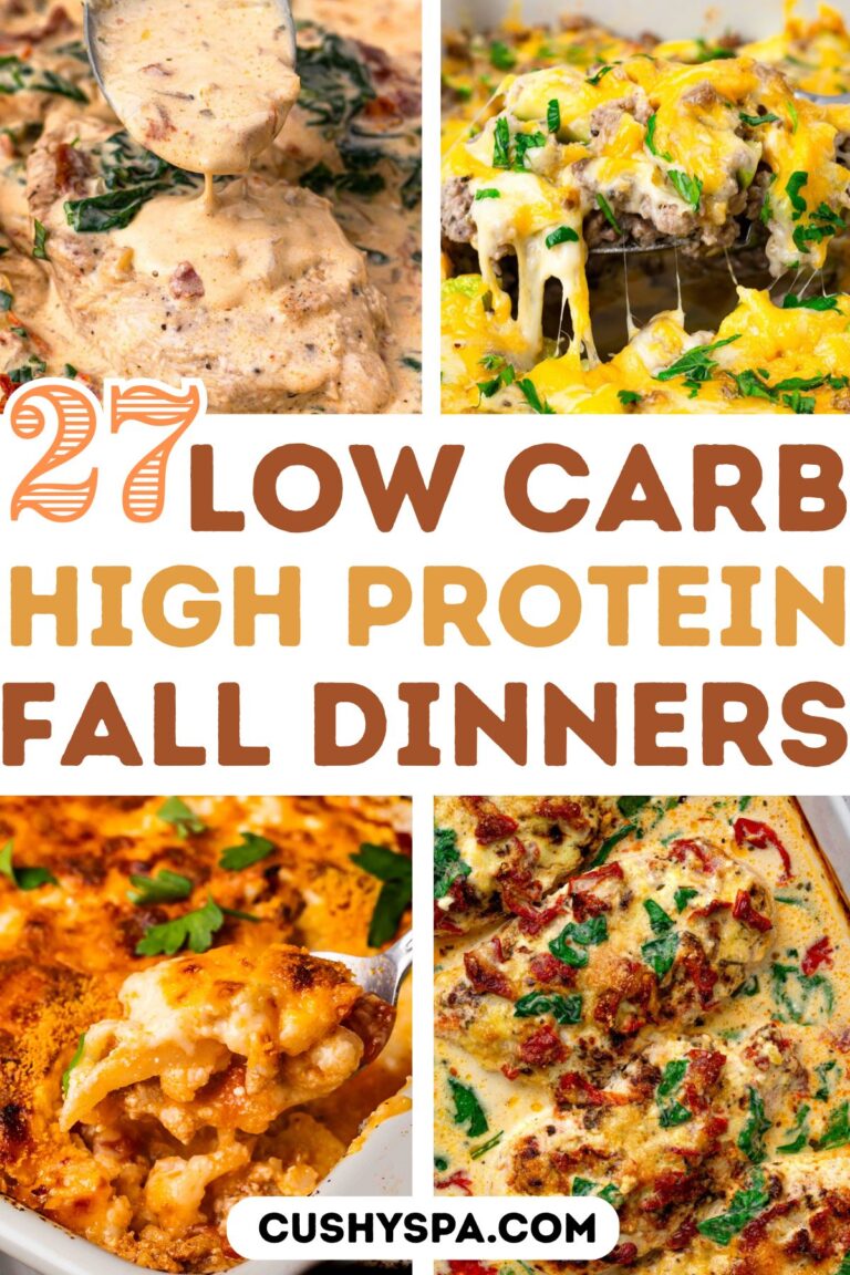 27 Fall High Protein Low Carb Dinner Ideas for the Cold Season - Cushy Spa