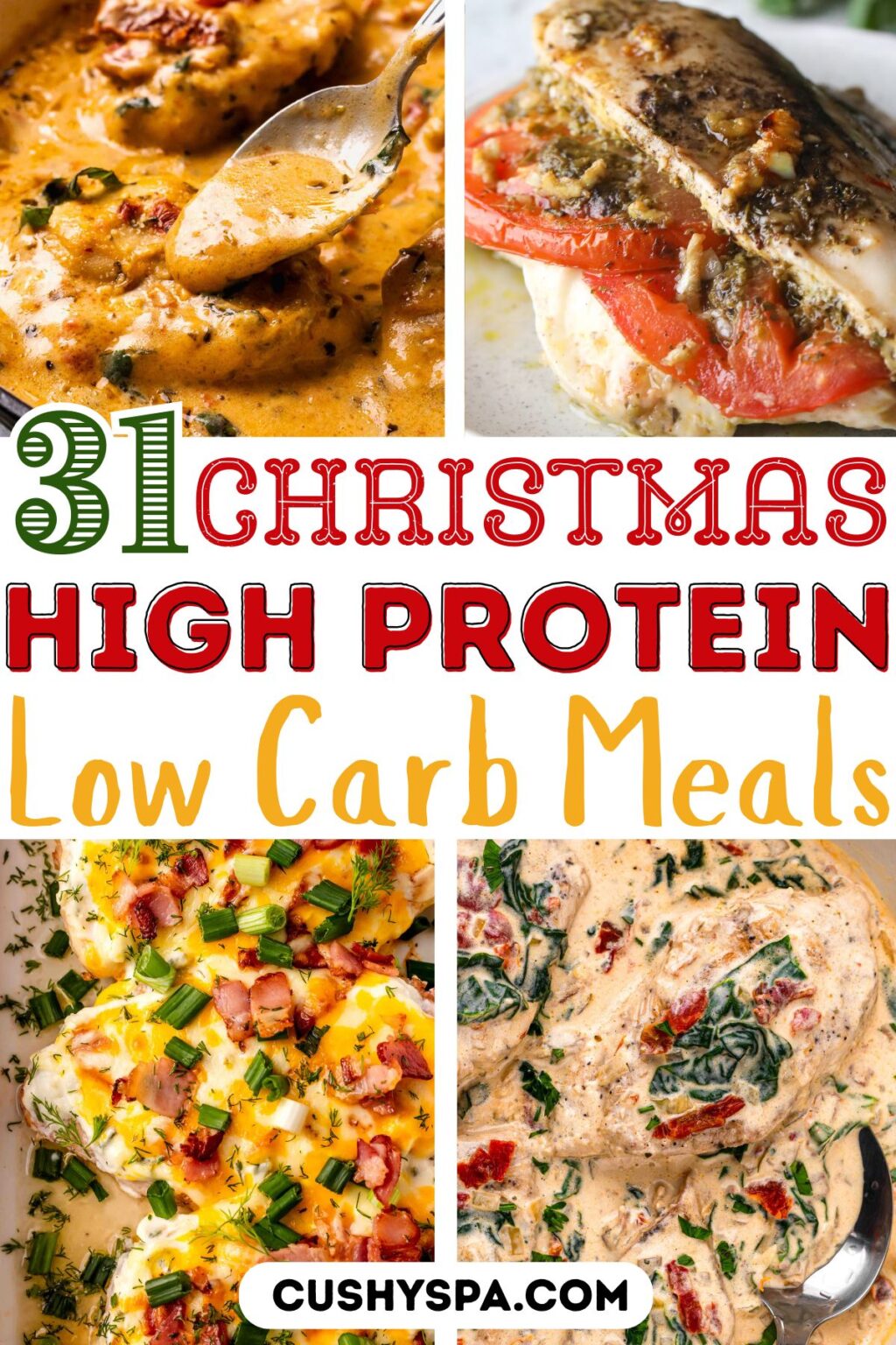 31 Christmas Low Carb High Protein Meals - Cushy Spa