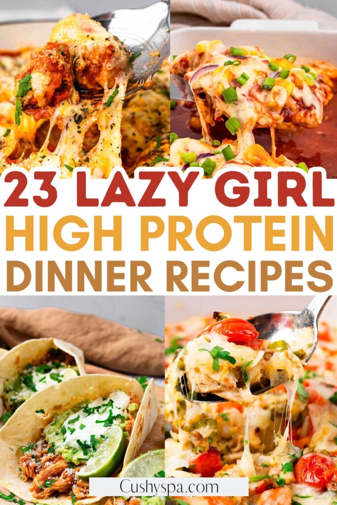 23 Lazy Girl High Protein Recipes - Cushy Spa