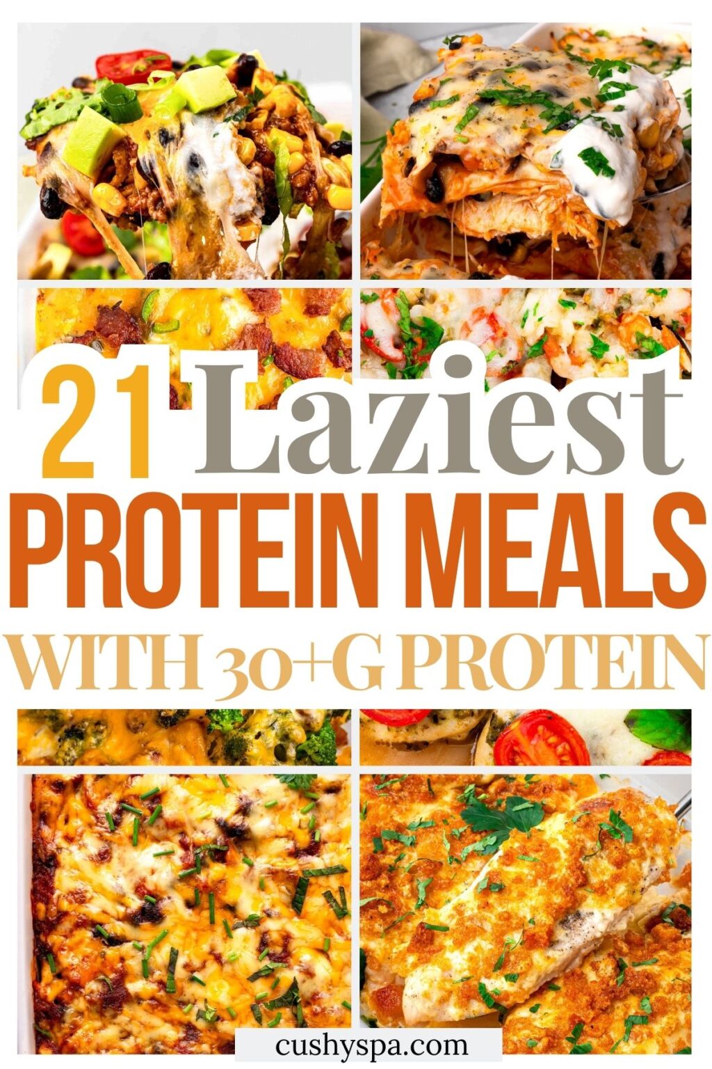 21 Laziest High Protein Meals With 30+ G Protein - Cushy Spa