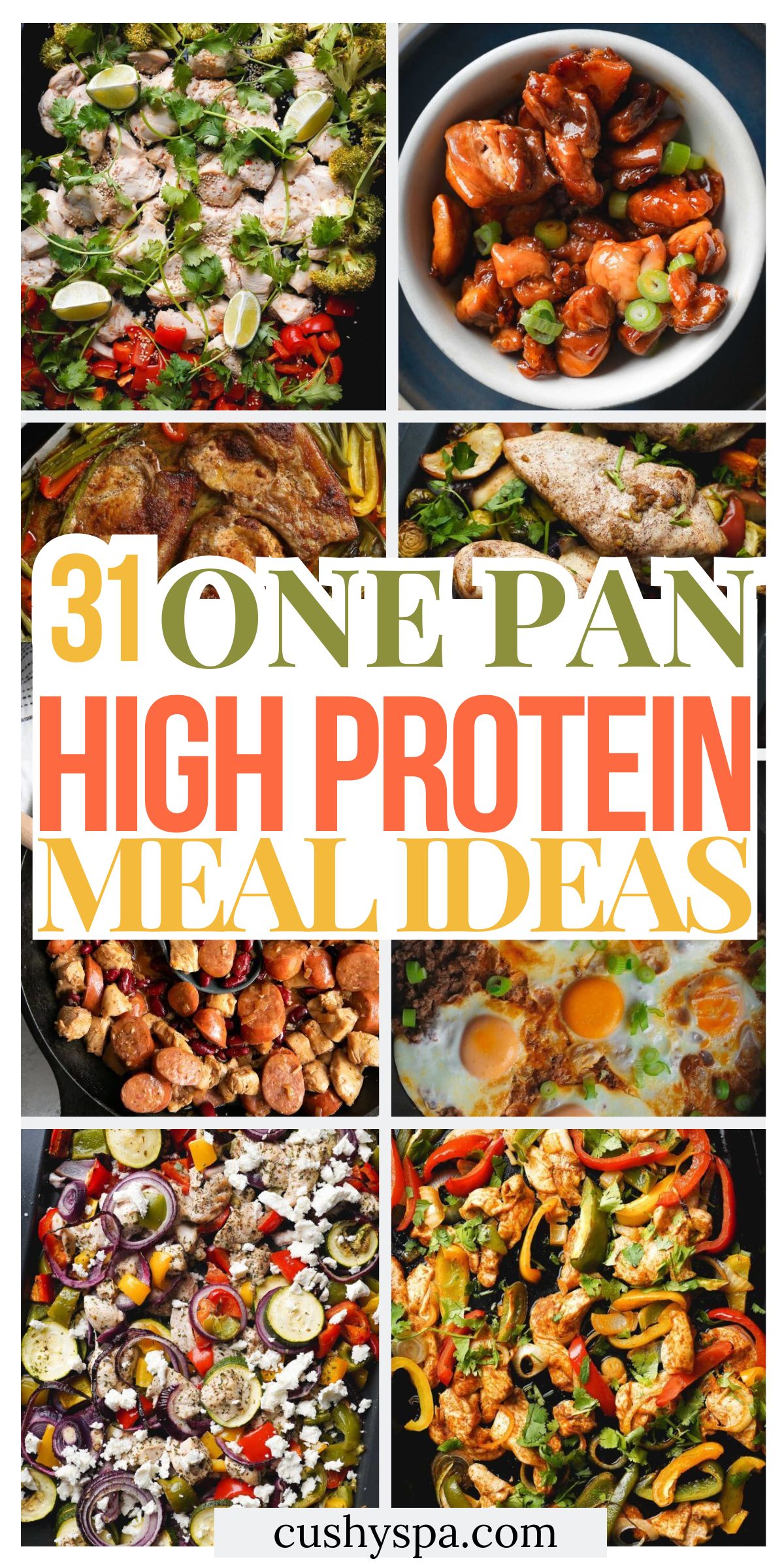 31 High Protein One Pan Recipes - Cushy Spa